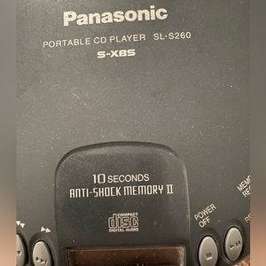 Panasonic | Other | Vintage Panasonic Walkman Antishock Memory Cd ...